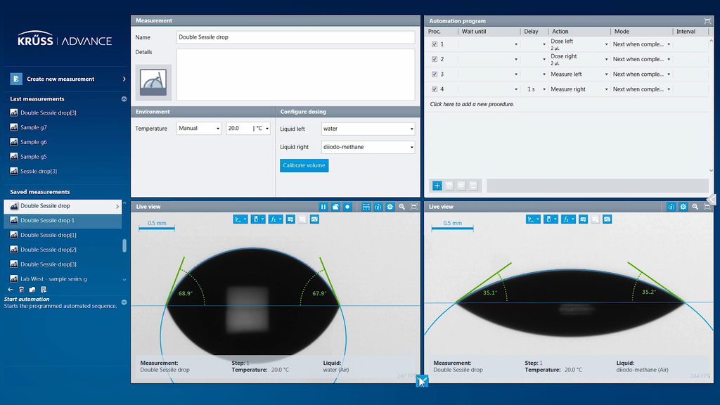 ADVANCE Drop Shape | KRÜSS Scientific